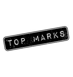 Top marks rubber stamp Royalty Free Vector Image