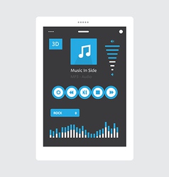 Music player control interface 2 Royalty Free Vector Image