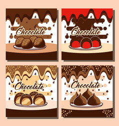 Chocolate design Royalty Free Vector Image - VectorStock