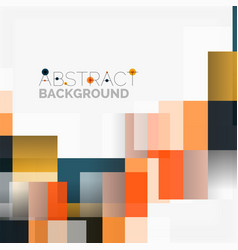 Abstract blocks template design background simple Vector Image