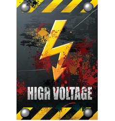 High voltage Royalty Free Vector Image - VectorStock