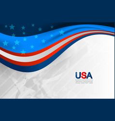 Usa template Royalty Free Vector Image - VectorStock