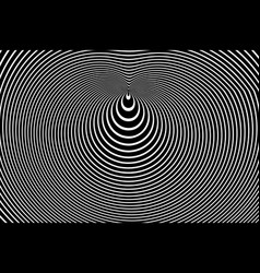 Op art abstract design Royalty Free Vector Image