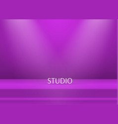 Color studio table Royalty Free Vector Image - VectorStock