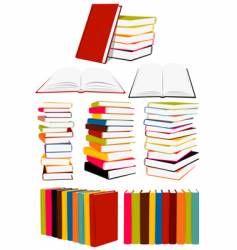 Books collection Royalty Free Vector Image - VectorStock