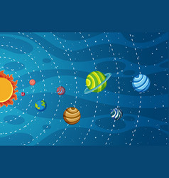 Astronaut in space Royalty Free Vector Image - VectorStock