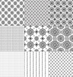 Floral patterns set 2 Royalty Free Vector Image