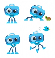 Funny camera Royalty Free Vector Image - VectorStock