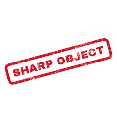 Sharp Object Rubber Stamp Royalty Free Vector Image