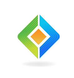 Team of people together unity logo symbol Vector Image