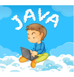 Program coding concept Royalty Free Vector Image