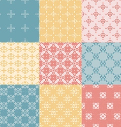 Pattern Set Royalty Free Vector Image - VectorStock