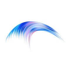 Colorful flow poster transparent brushstroke wave Vector Image