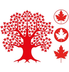 Geometric shape tree Royalty Free Vector Image