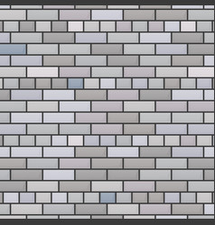 Grey brick wall texture seamless background Vector Image
