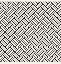 Abstract ikat triangles stripes frame seamless Vector Image