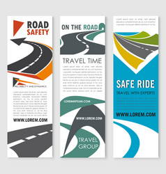 Road safety infographics poster design Royalty Free Vector