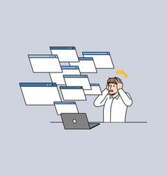 Office concept Royalty Free Vector Image - VectorStock