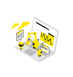 Computer programming coding testing debugging Vector Image