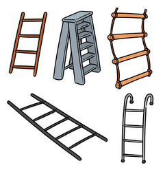 Set ladder Royalty Free Vector Image - VectorStock