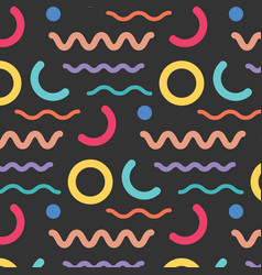 Geometric flat pattern Royalty Free Vector Image