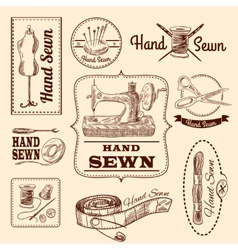 Sewing accessories Royalty Free Vector Image - VectorStock