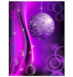 Disco background Royalty Free Vector Image - VectorStock