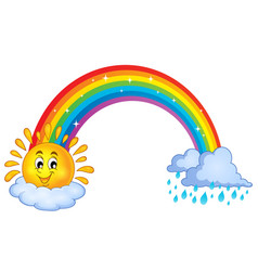Rainbow topic image 2 Royalty Free Vector Image