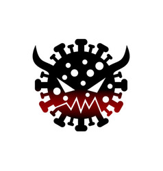 Virus logo design Royalty Free Vector Image - VectorStock