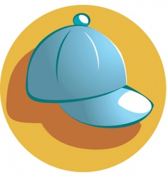 Golf cap icon cartoon style Royalty Free Vector Image
