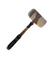 Kusarigama japanese weapon icon isolated Vector Image