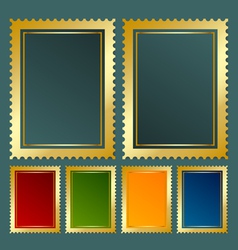 Blank stamps Royalty Free Vector Image - VectorStock