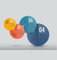 Infographics design and marketing icons can Vector Image