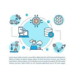 Remote device control concept icon with text Vector Image