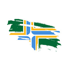 Portland hand drawn skyline Royalty Free Vector Image