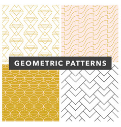 Geometric art deco elegant seamless pattern Vector Image