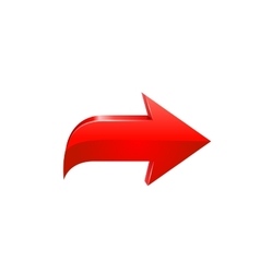 Red arrow Royalty Free Vector Image - VectorStock