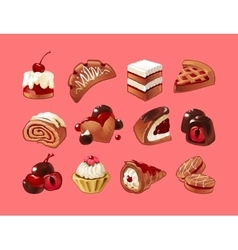 Background sweets Royalty Free Vector Image - VectorStock