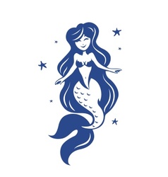 Mermaid fairy tale marine Royalty Free Vector Image