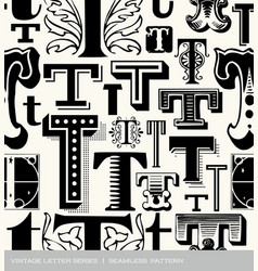 Alphabet letters on retro signs Royalty Free Vector Image