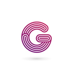 Pl p l zebra lines letter logo design Royalty Free Vector