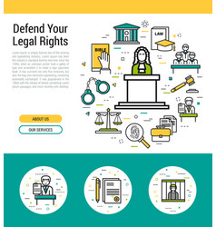 Header template - legal issues Royalty Free Vector Image