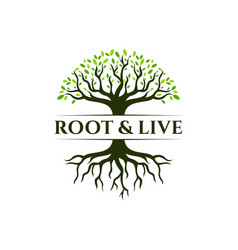 Natural home logo design Royalty Free Vector Image