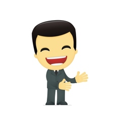 Funny cartoon boss Royalty Free Vector Image - VectorStock