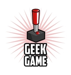 Geek design identity concept Royalty Free Vector Image