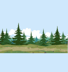 Jungle plants topical forest background Royalty Free Vector