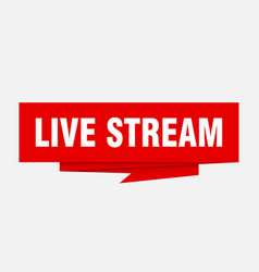 Live stream studio show icon cartoon Royalty Free Vector