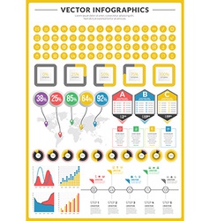 Infographics collection Royalty Free Vector Image