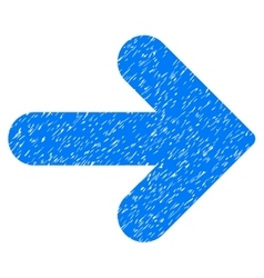 Arrow Right Grainy Texture Icon Royalty Free Vector Image
