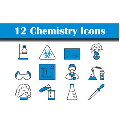 Chemistry infographics set Royalty Free Vector Image